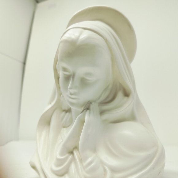 Lefton | Art | Vintage Unpainted Lefton Japan Ceramic Madonna Virgin ...